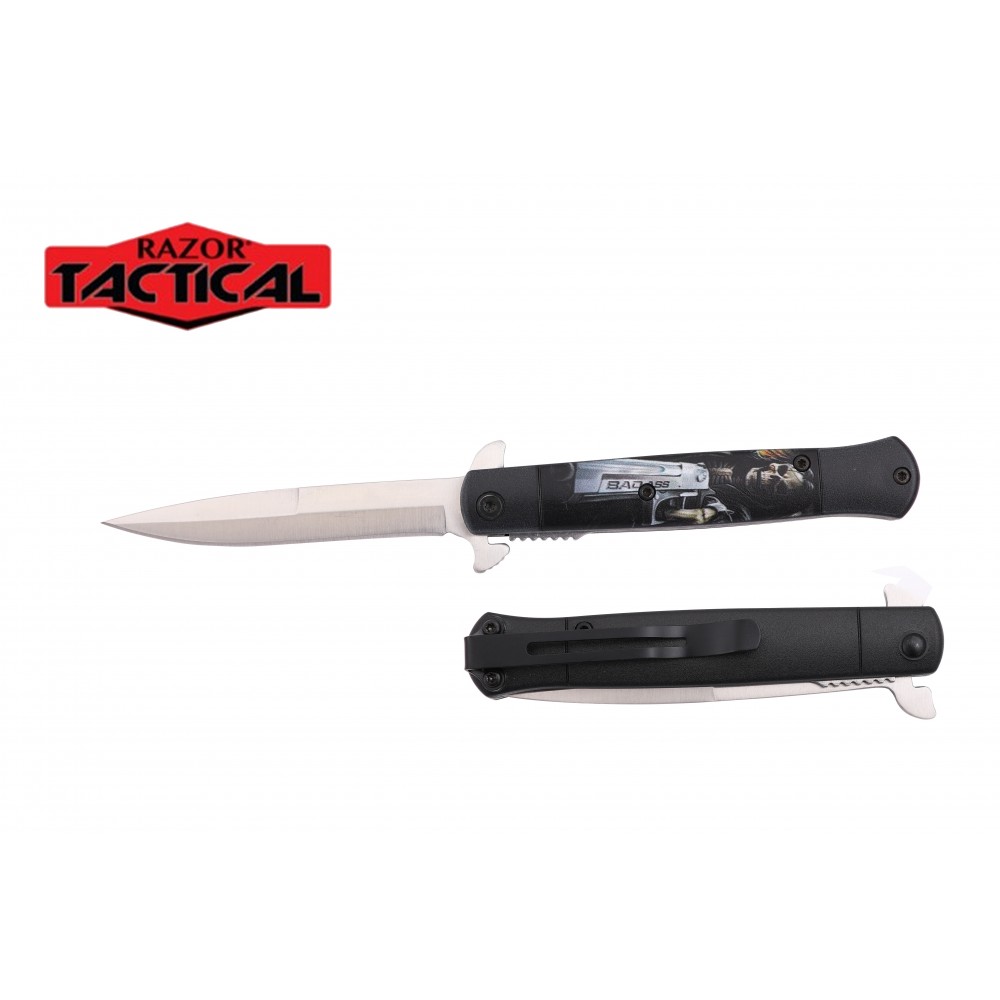 Spring Assist Knife, 4.75" Closed.