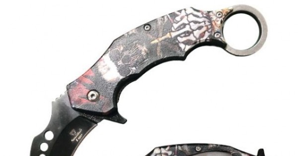 Snake Eye Tactical Karambit Spring Assist Knife 5" Closed (120/cs)